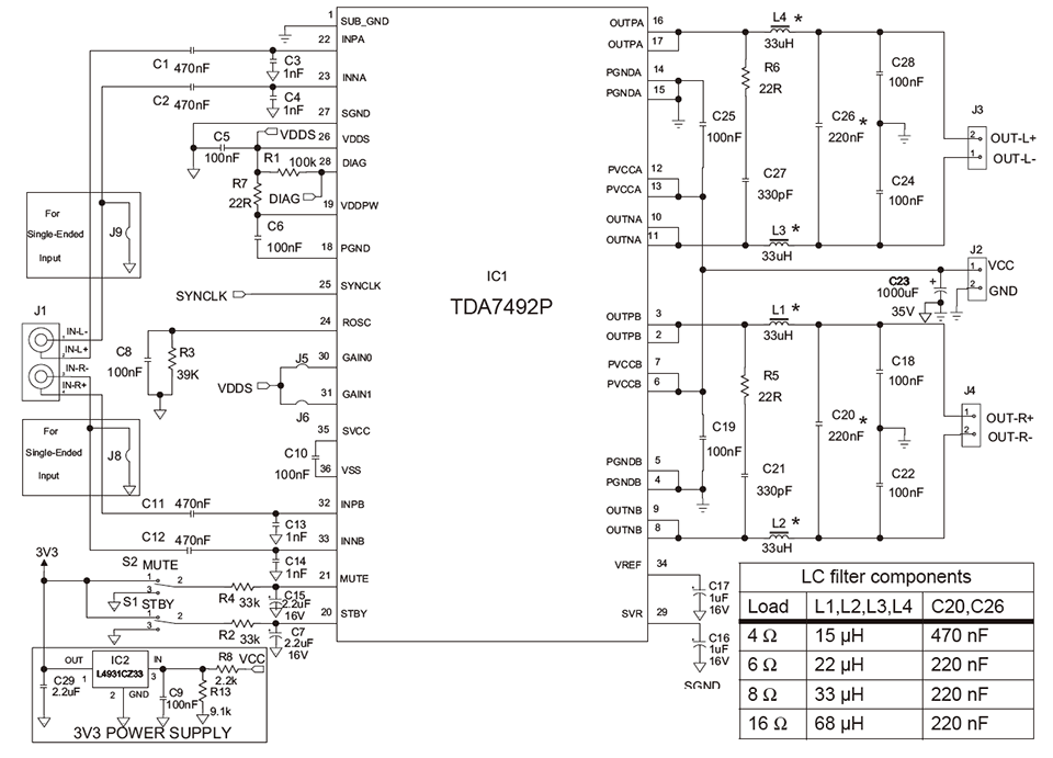 TDA7492 50W+50W 大功率 数字功放板 BTL 可并联桥接 DIY_杭州耐王科技有限公司